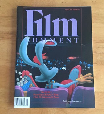 Film Comment Magazine August 1988 Who Framed Roger Rabbit No Label | eBay