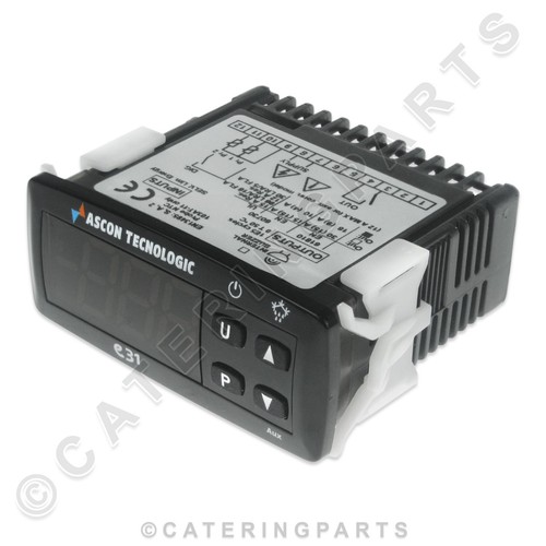 ASCON TECNOLOGIC DIGITAL CONTROLLER E31 230V TEMPERATURE CONTROL FRIDGE ...