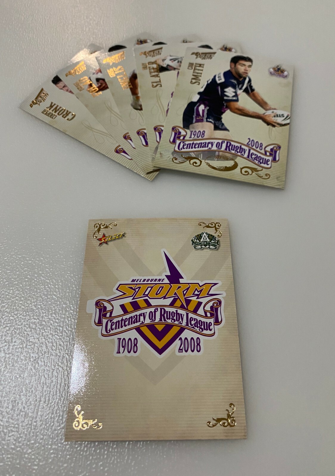2008 Select Centenary of Rugby League Base Card Team Sets (6 Cards ...