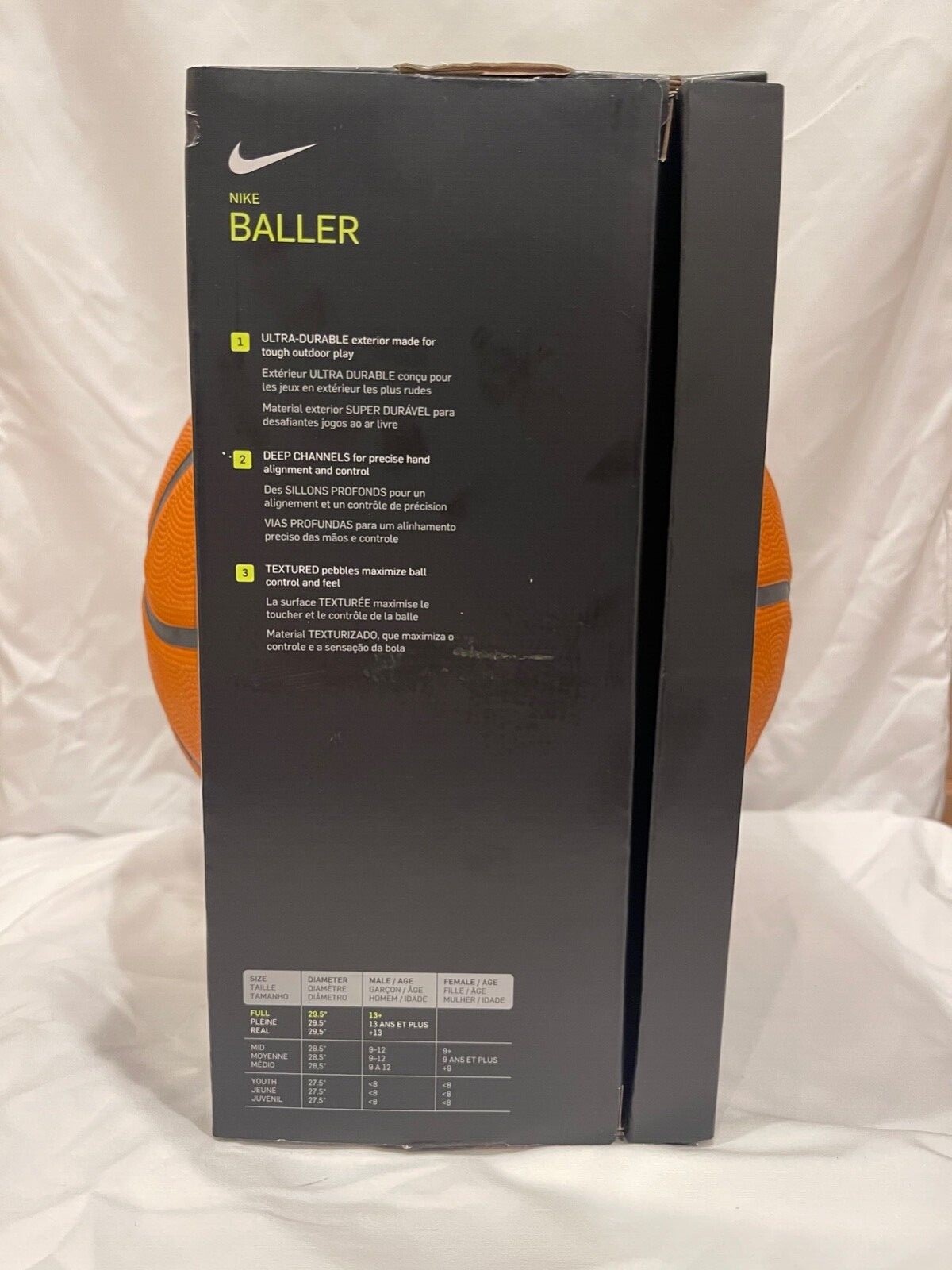 NEW! Nike Baller Basketball Indoor Outdoor Full Size 29.5" Ultra ...