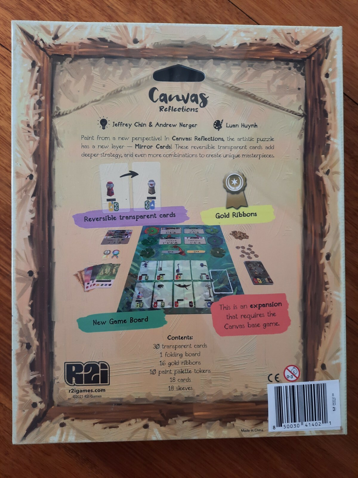 Canvas Boardgame Reflections Expansion - Deluxe version - BNIS | eBay ...