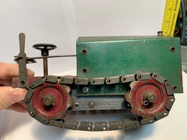 "NICE" WORKING READY-BUILT TOY 1920 + #44 KEY WIND STRUCTO CLETRAC ...