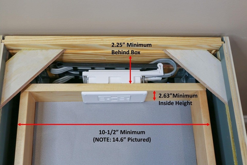 Low-Profile USB-C In Drawer Outlet Drawer Docking Charging Station ...