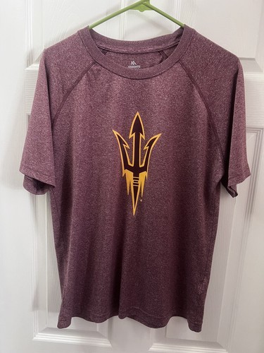 Men’s Knights Apparel ASU Arizona State Sun Devils Shirt SZ M Heathered ...