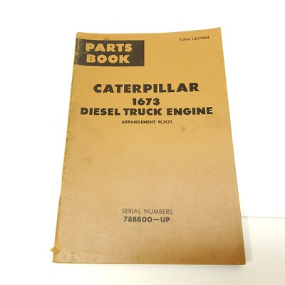 Manuals & Books - Caterpillar 1673 Diesel Truck Engines