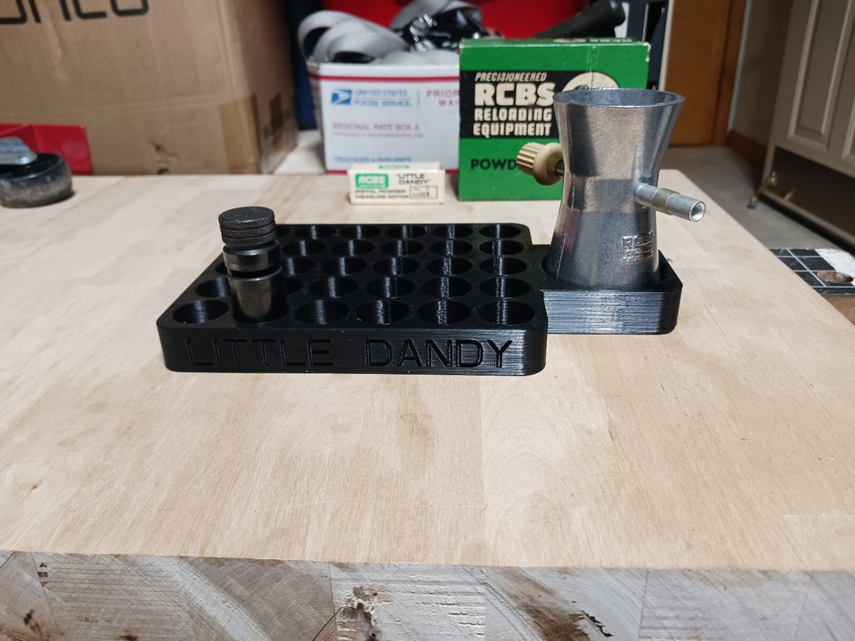 RCBS Little Dandy Powder Rotor Tray Holder 30 places with Powder ...