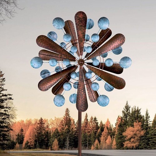 Carnival Style Metal Wind Spinner, Windmill, Windcatcher, Garden Decor ...