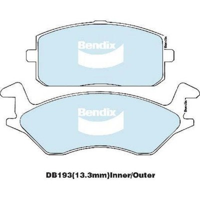 Bendix General CT Brake Pad Set DB193 GCT | eBay Australia