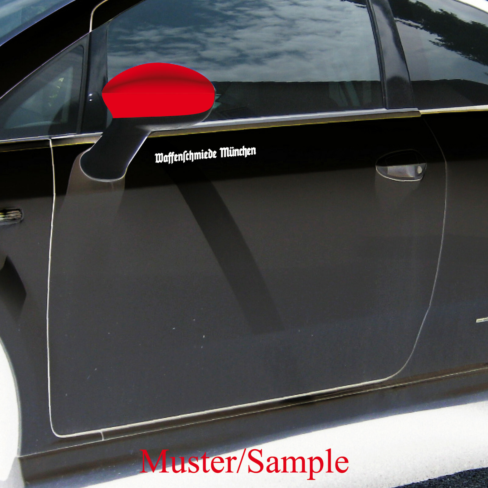 20cm Aufkleber Waffenschmiede Auto Heck Tür Fenster Tattoo Folie ...