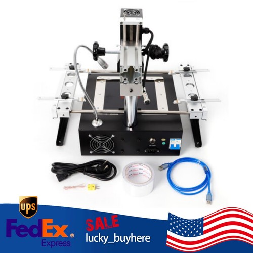 IR6500 1250W ACHI BGA IR Infrared Rework Soldering Station Reflow ...