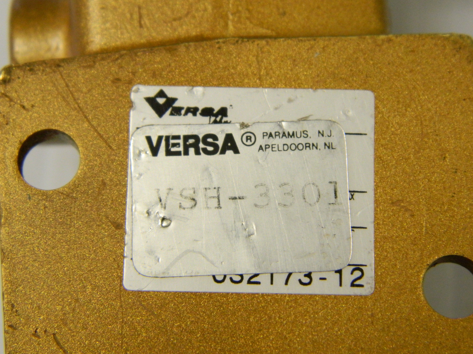 Versa Vsh-3301 3 Way Valve VSH3301 for sale online | eBay