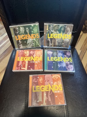 Time Life Music Legends CDs Lot of 5 60s-80s Classic Rock Songs Various ...