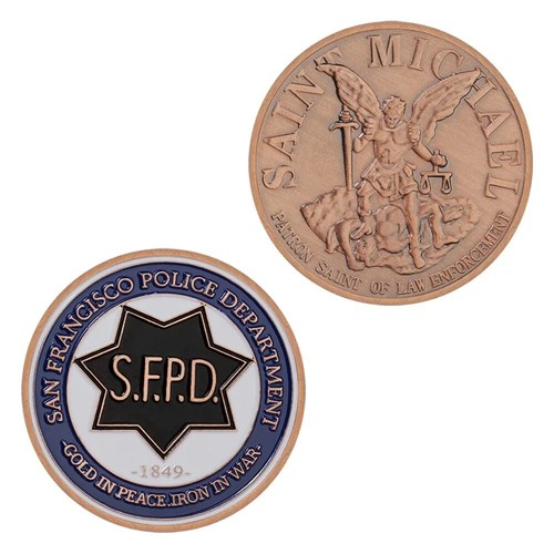San Francisco Police Department SFPD Copper Plated Challenge Coin | eBay