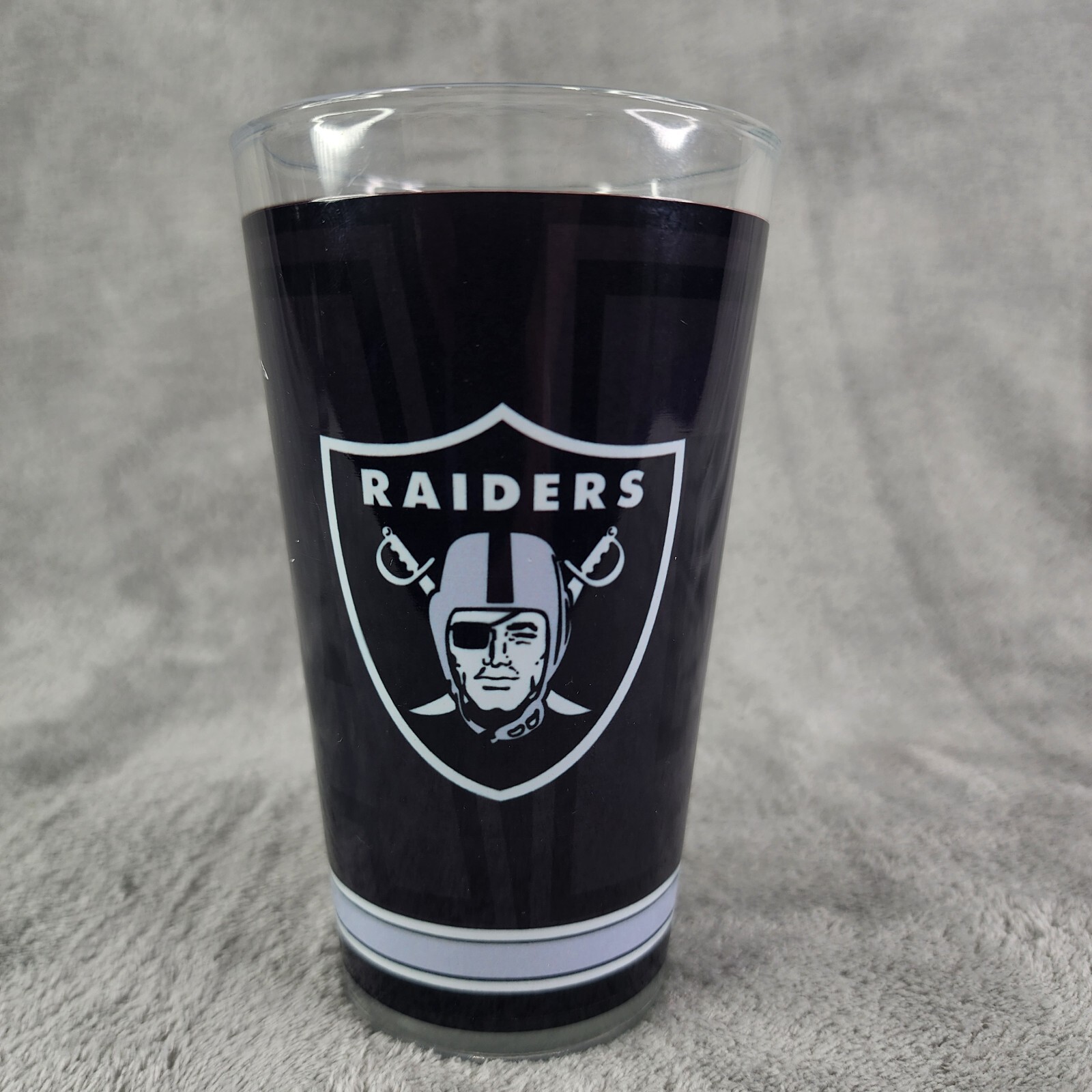 Vintage Raiders Glass Cup #1 Dad Logo Collectible Fathers Day Gift | eBay