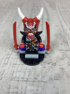 Lego Ninjago Mr E Oni Mask Of Vengeance Minifigure With Stand/mannequin ...