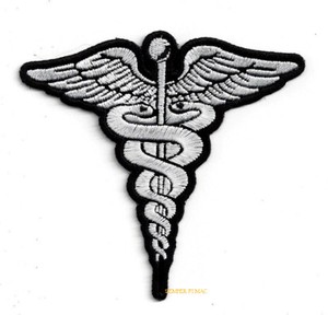 CADUCEUS US ARMY MEDIC PATCH DOC PIN UP MEDICAL CORPS EMT EMS HOSPITAL ...