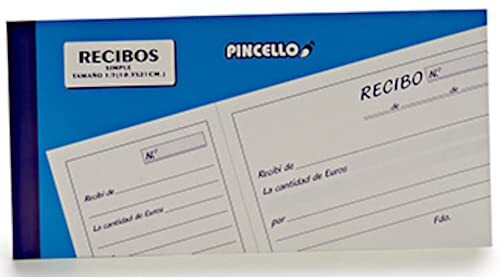 DKD Home Decor Simple Receipt Note Pad 70 Sheets (10.5 x 0.5 x 21 cm ...