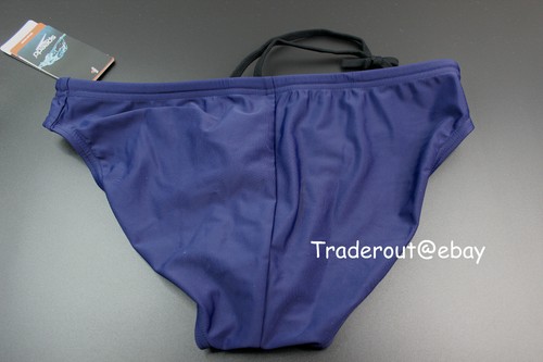 Speedo Men navy blue solar nylon swim brief bikini Swimwear swimsuit | eBay