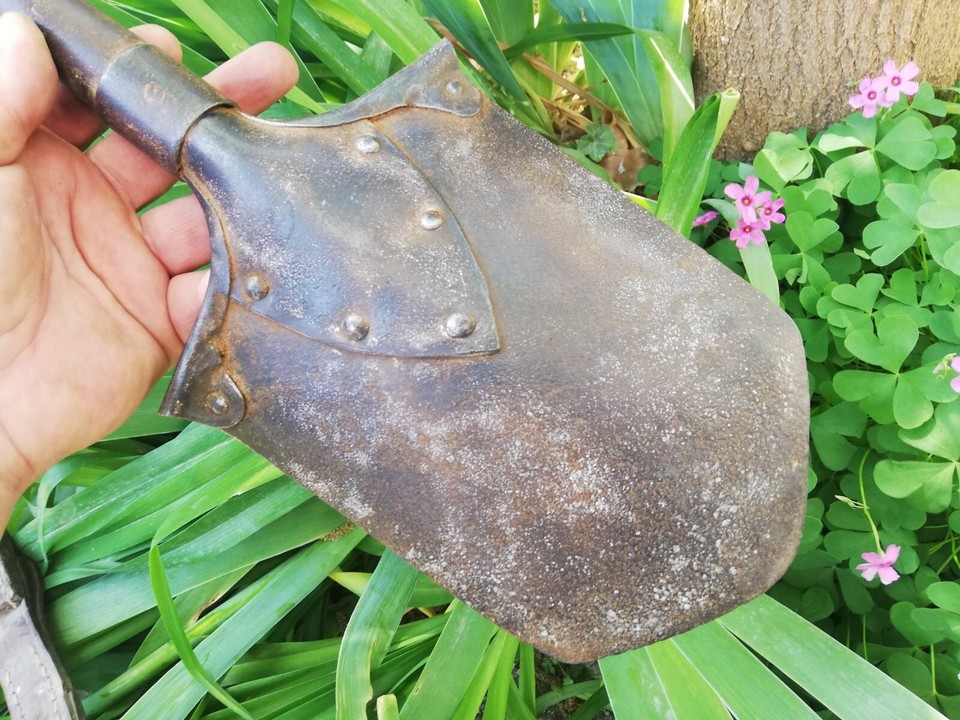 RARE WWI WW1 GERMAN BLECKMANN 1915 SAPPER FIELD TRENCH ENTRENCHING ...