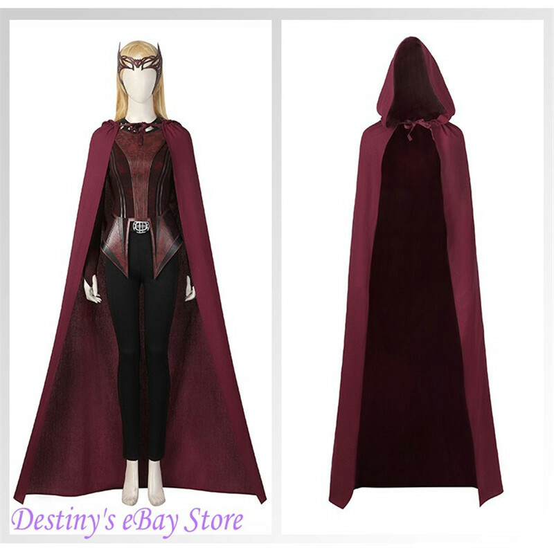 Doctor Strange 2 Scarlet Witch Wanda Django Maximoff Halloween Cosplay ...