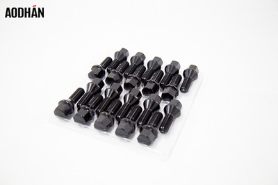 20Pcs 12 X 1.5 Lug Bolt Black Wheels Rims Locks Bolts Fit Bmw | eBay