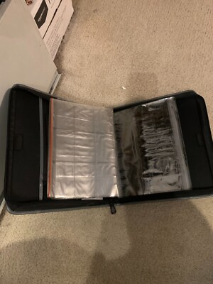 Franklin Covey Planner Zipper Binder Case Black & Gray 8" x 10" 7 ring ...