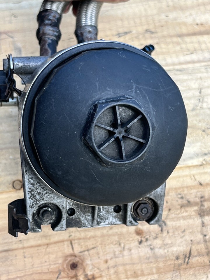 🚘 1995-2000 BMW E38 E39 740I 540I ENGINE OIL FILTER HOUSING W HOSES OEM ...