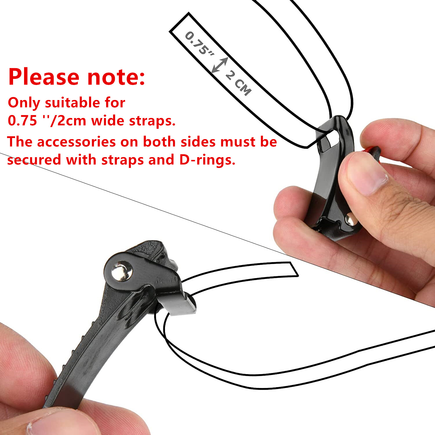 3Set Replacement Helmet Quick Release Clip Chin Strap Pull Buckle ...