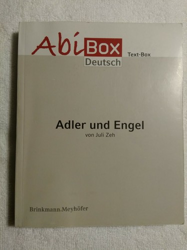 ABI BOX DEUTSCH - Text-Box - JULI ZEH: Adler und Engel | eBay