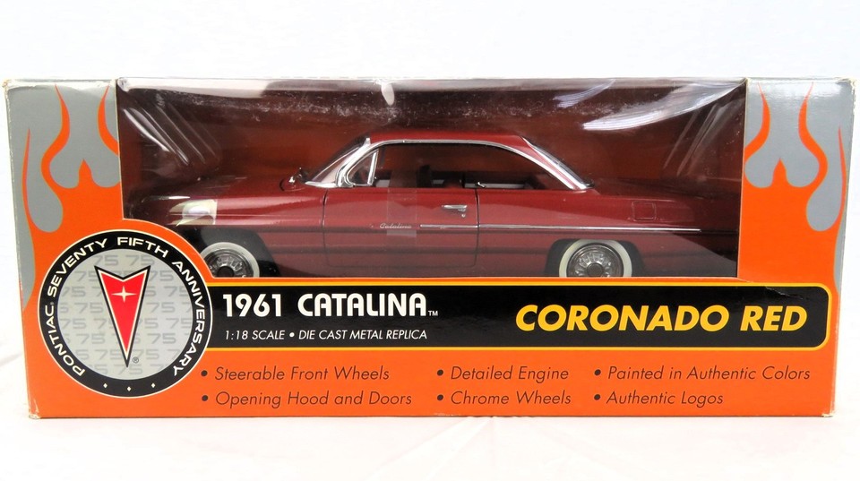 RC2 ERTL Diecast Car 1961 Pontiac Catalina 1:18 29418P Ltd Ed Coronado ...