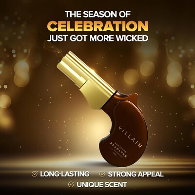 Villain Revolver Eau De Parfum for Men Gold Edition100 ml | Eau De ...