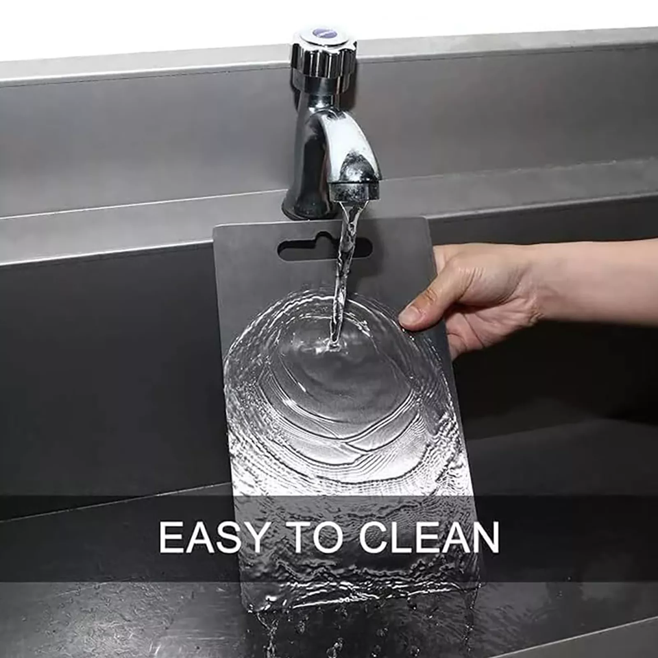 Titanium Cutting Board Double-Sided Stainless Steel Chopping Board for ...