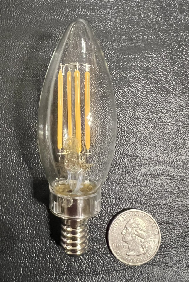 GE 24-Pack Decorative Candle LED B10C Soft White Light Bulbs w ...