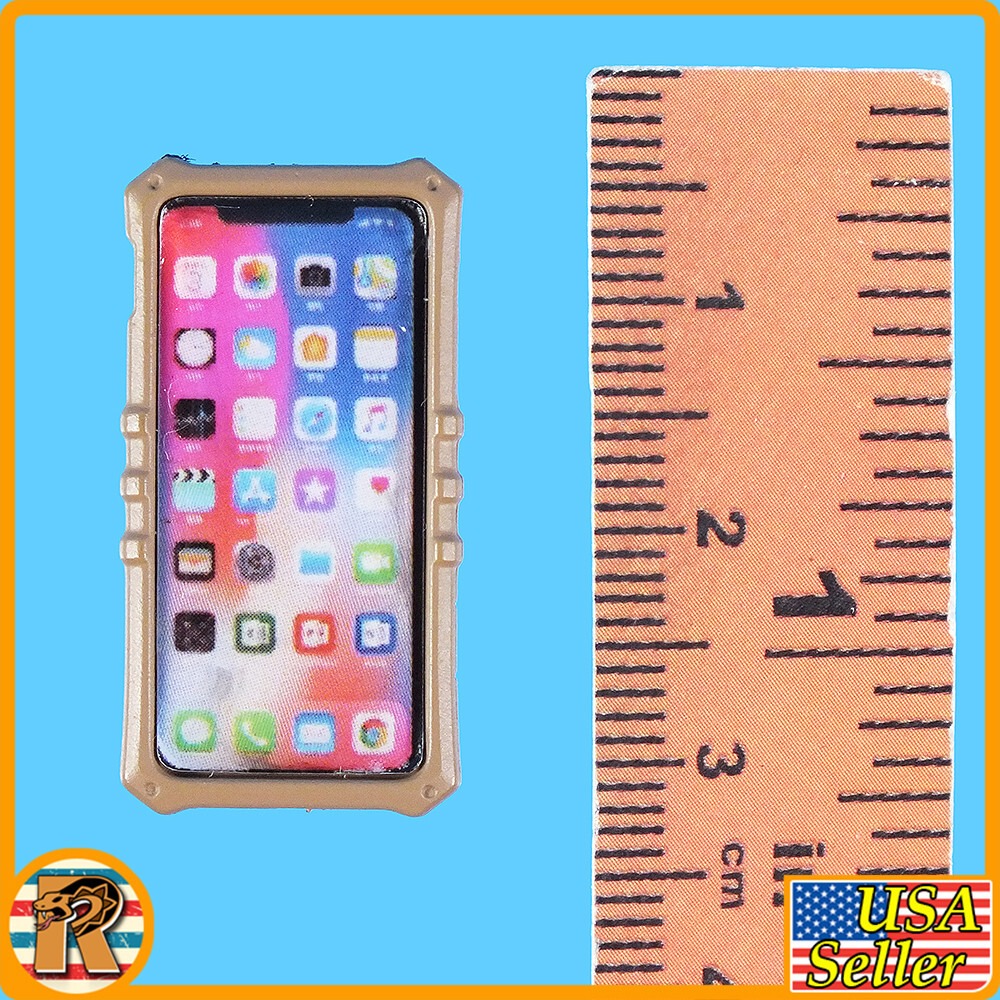 Doomsday Weapons V - Tan Cell Phone #1 - 1/6 Scale - Easy Simple Action ...