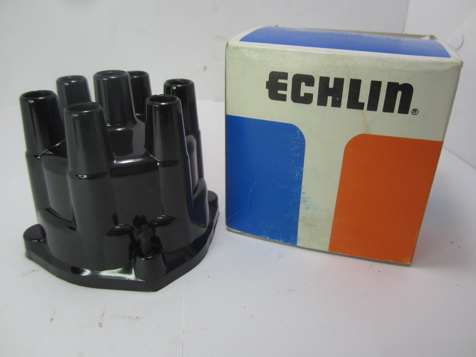 62-75 GM AMC Jeep IHC Studebaker Distributor Cap ECHLIN BLACK NORS ...