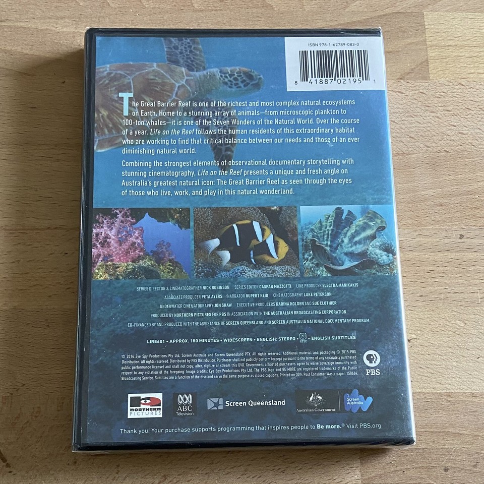 PBS Life on the Reef DVD 2014 New Sealed 841887021951| eBay