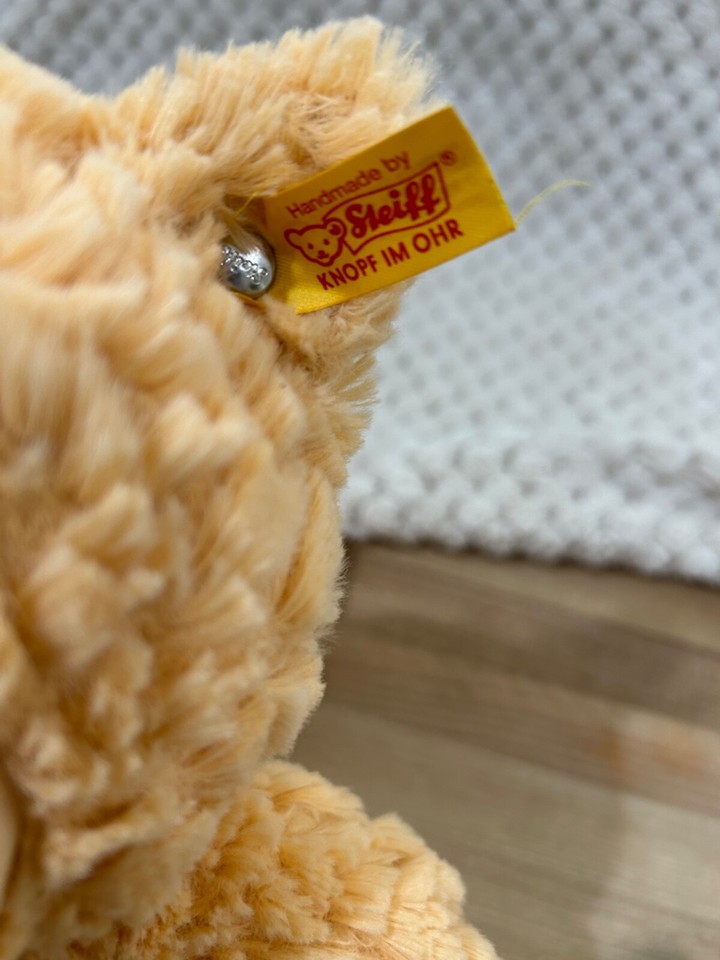 Steiff Soft Cuddly Friends Stuffed Plush Peach Apricot Kitty Cat ...