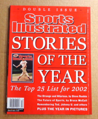 Sports Illustrated Dec 2002 Stories Of The Year NO LABEL UNREAD ...