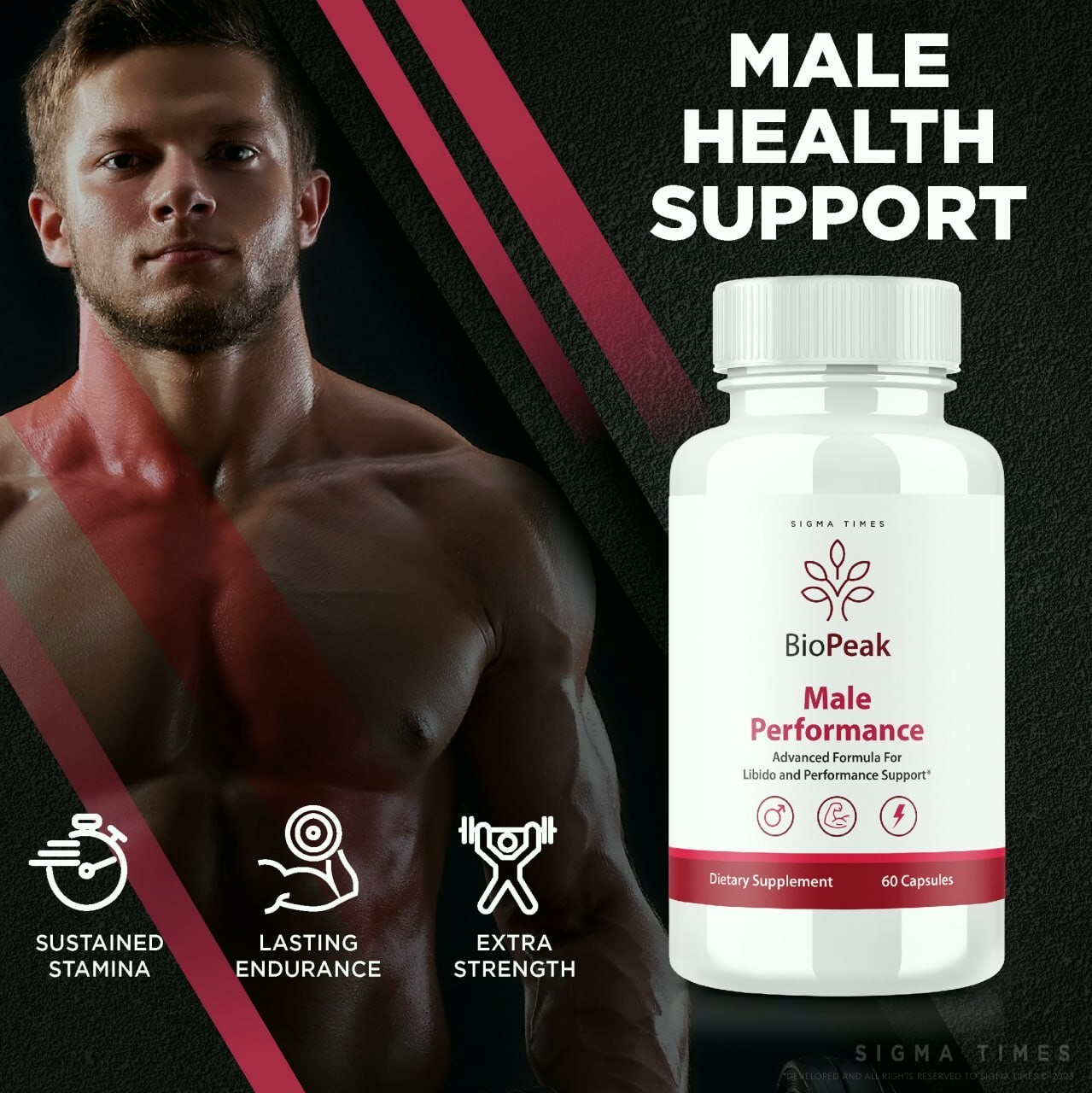 BioPeak Men Enhancement Capsules, BioPeak Pills Last longer BiggerD (1 ...