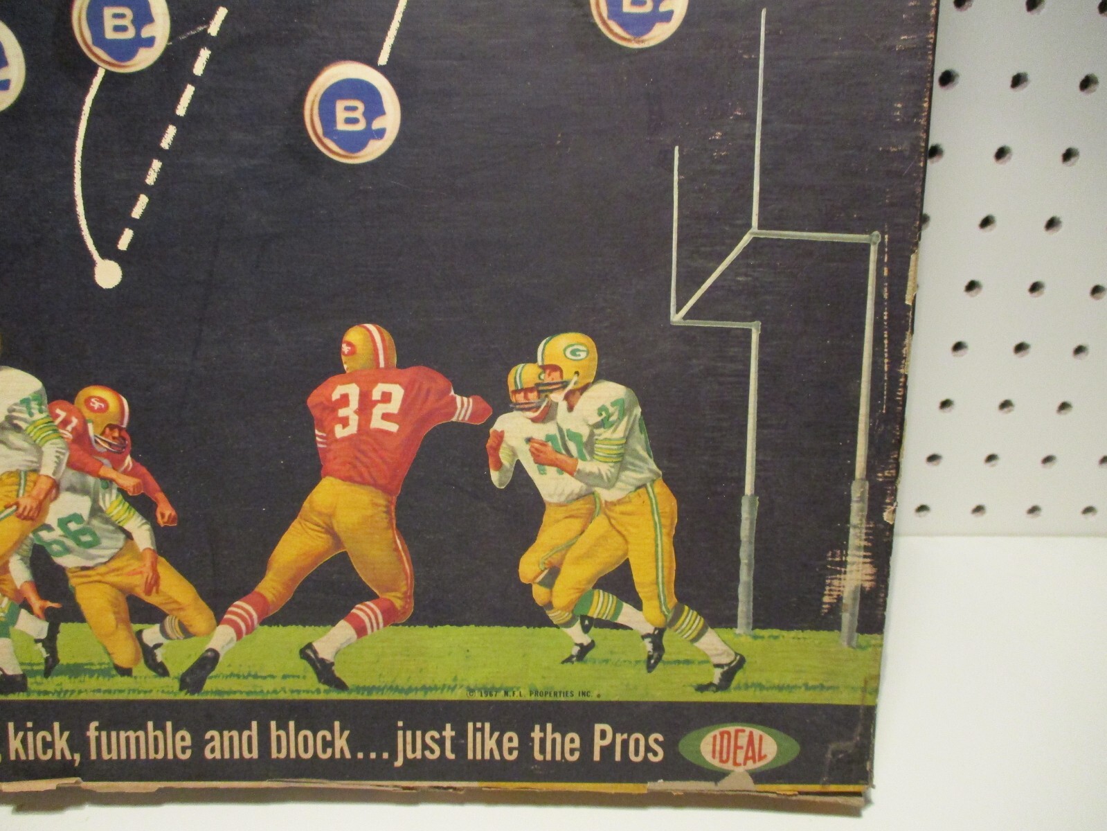 VINTAGE IDEAL NFL ALL-PRO FOOTBALL BOARD GAME 1967 | eBay