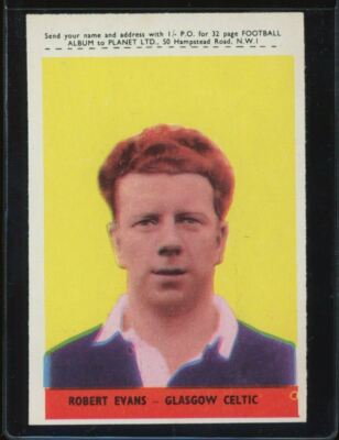 1958-59 A&BC Footballers With Planet #41 Robert Evans NM JRI5 | eBay