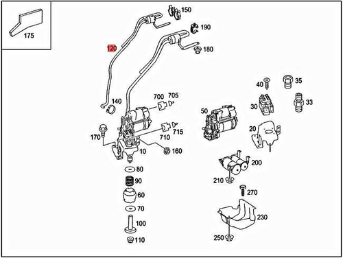 Genuine MERCEDES W164 X164 SUV Filter Compressor 1643200169 | eBay