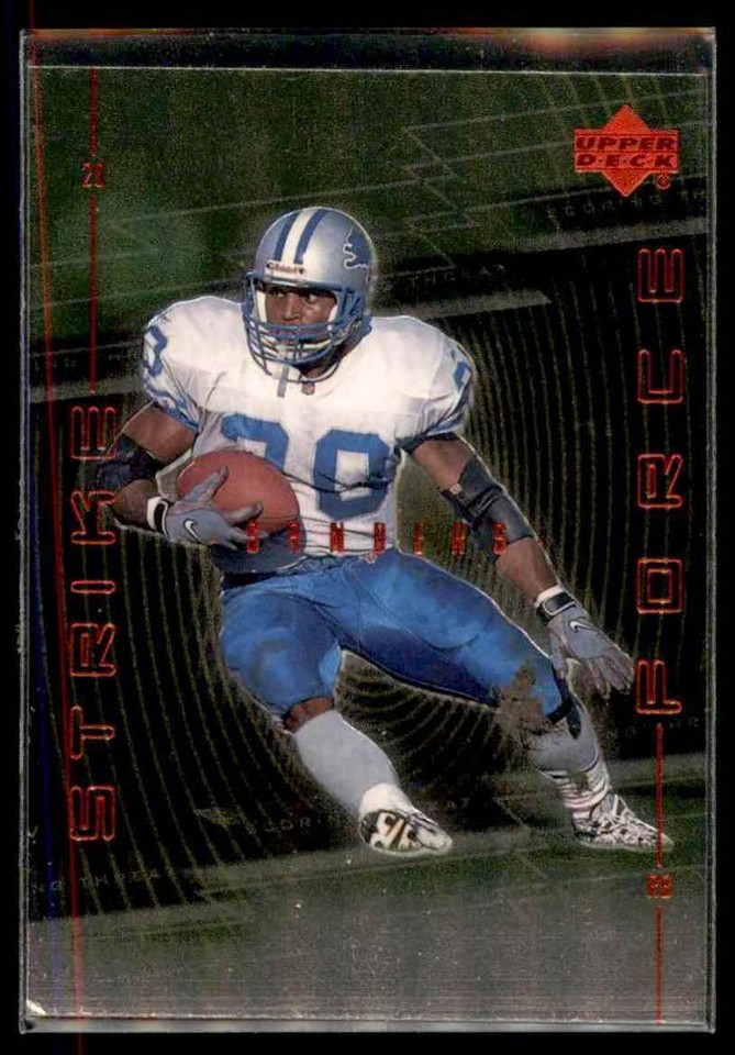 1999 Upper Deck Strike Force Barry Sanders #SF30 | eBay
