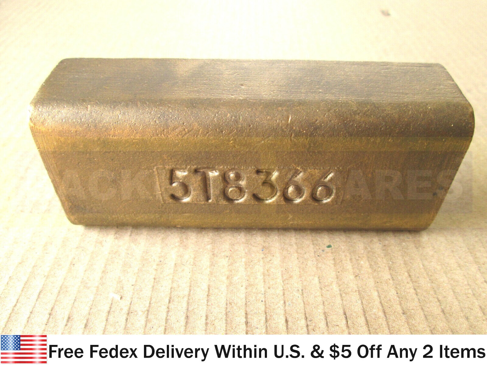 CAT PARTS - WEAR STRIP BRASS (PART NO. 5T8366 5D0134 2C4919 6D5416 ...