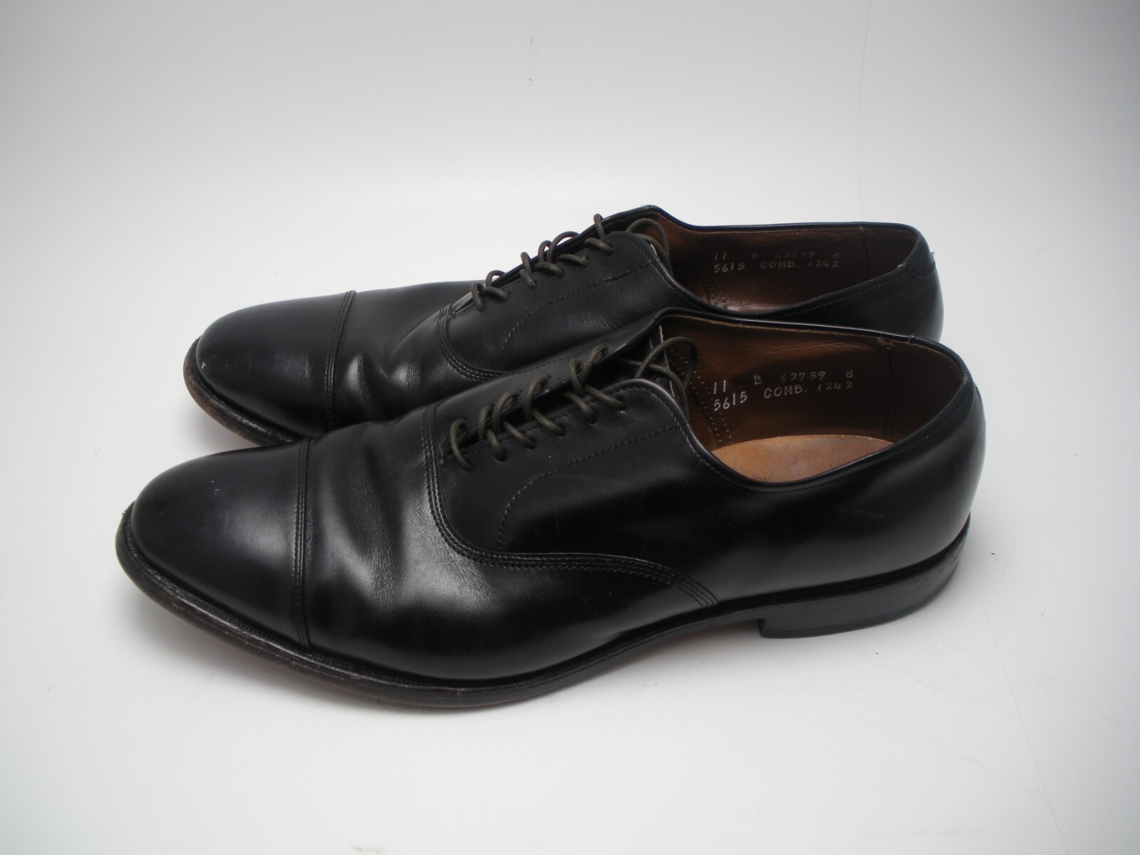 Vintage Allen Edmonds Park Avenue Mens Size 11B Black… - Gem