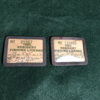 Licenses - Antique Fishing