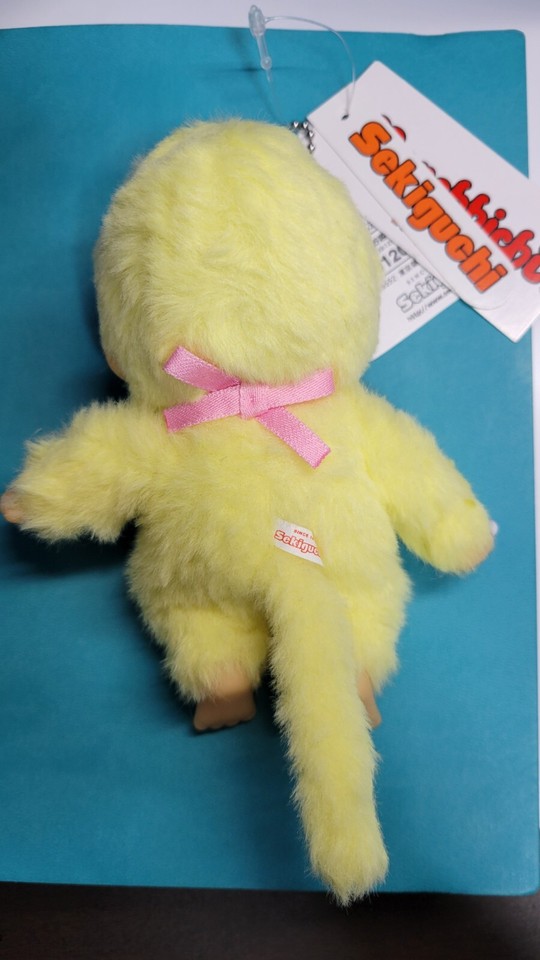 Sekiguchi Japan MONCHHICHI Boy Happy Yellow Stuffed Strap Toy | eBay