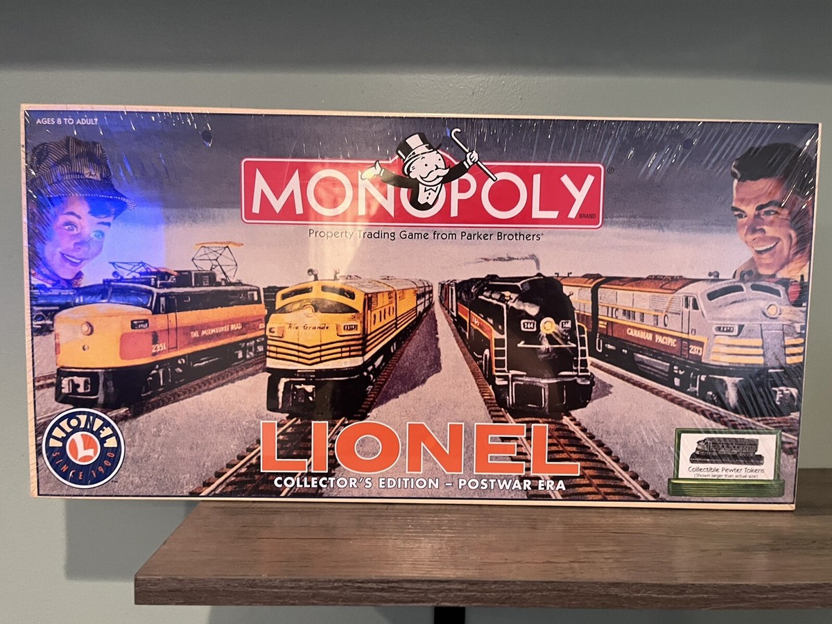 Lionel Monopoly Train Cars Lionel 6 29635 MONOPOLY "GO TO JAIL' MINT