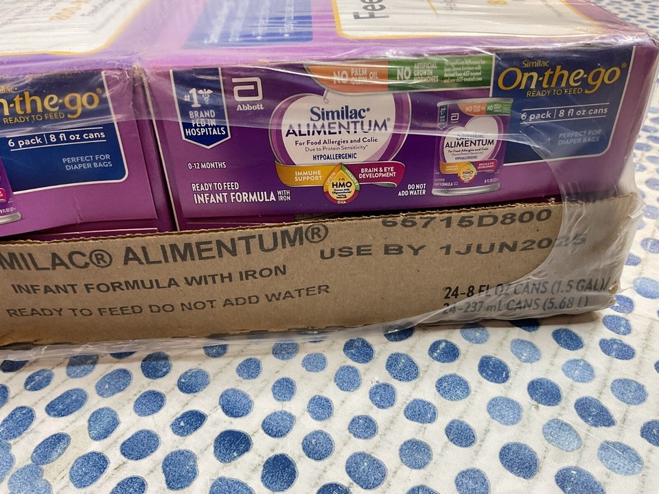 4 Boxes-Similac Alimentum Ready to Feed Infant Liquid Formula 6 8oz ...