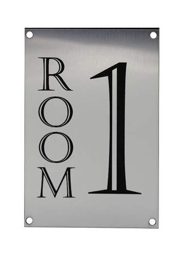 Contemporary Hotel Room Name and Number Door Sign | eBay UK